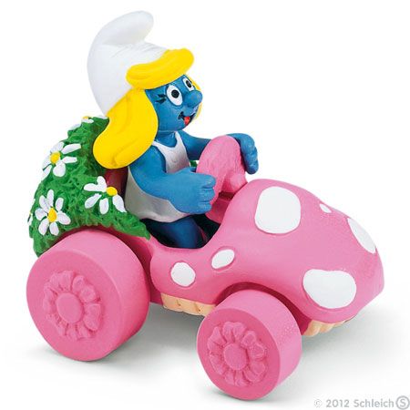 Smurfina no Carro (Smurfette in Car) - Colecção Super Smurfs | Loja da ...