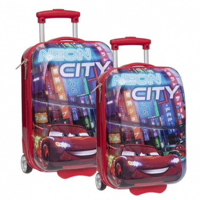 Trolley Viagem Disney Cars Neon 48cm | Loja da Criança