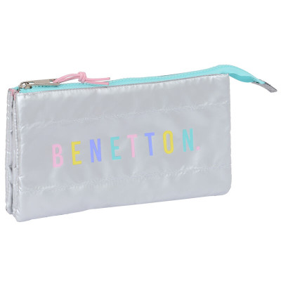 Estojo Triplo Benetton Silver | Loja da Criança