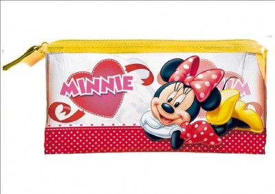 Necessaire transparente multiusos de Minnie Mouse | Loja da Criança