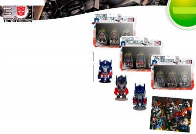 Pack 3 Figuras Transformers 4cm | Loja da Criança