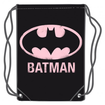 Saco Mochila Batman DC Comics Rosa 45cm | Loja da Criança