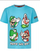 T-Shirt Super Mario Here We Go | Loja da Criança